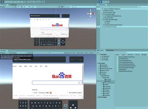 Unity WebView 插件三 D WebView Demo实例场景 介绍 云社区 华为云