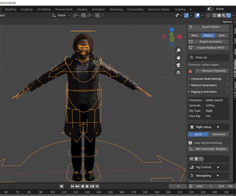 Artstation Adrien Brody Rigged 3d Model 2500 Free Animations