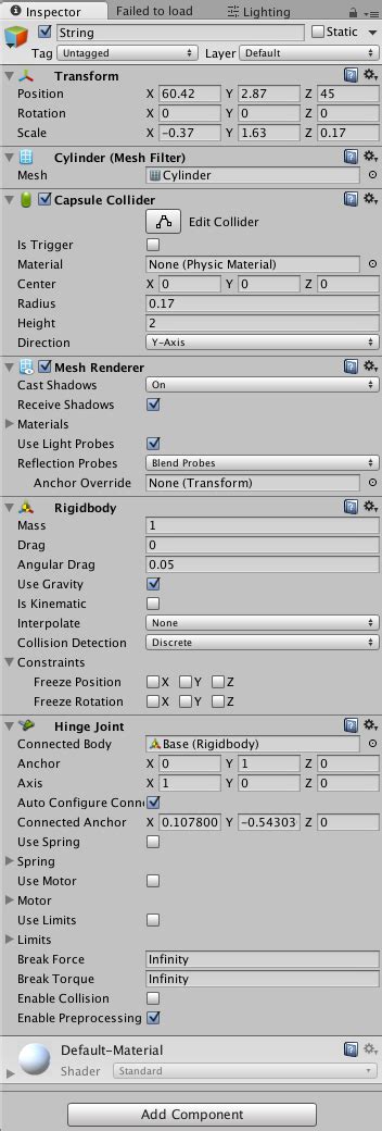 Unity 3d Tutorials Simple Pendulum Movement Unity