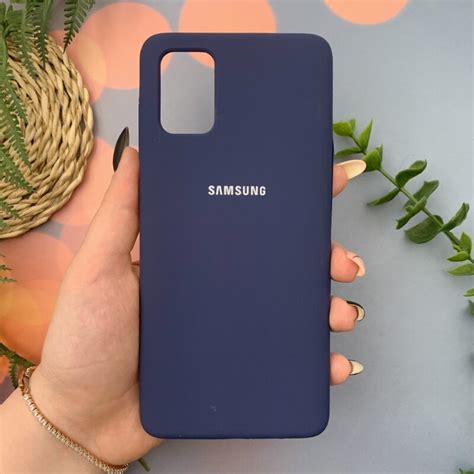 قاب گوشی Galaxy A71 سامسونگ سیلیکونی پاک کنی اورجینال داخل پارچه ای رنگ