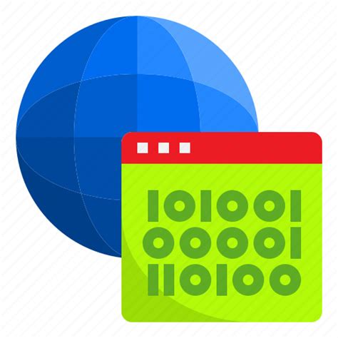 coding programming development web binary code icon download on