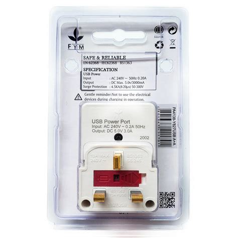 3位13a 2usbtype A A萬能多孔插座 英規3孔萬能插帶插座 孖位usb Type A共享5v3a插座 兒童安全門保護插座 850°c灼熱阻燃萬能插蘇 Y827usb Aa