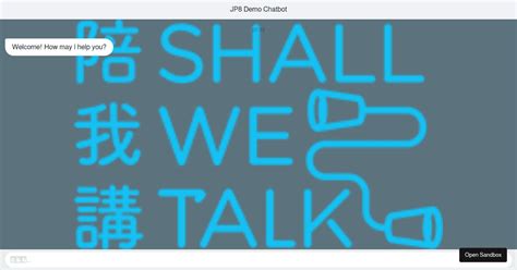 Chatbot Demo Codesandbox