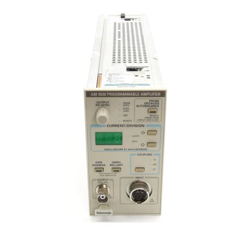 Tektronix Am 503b Series Instructions Manual Pdf Download Manualslib