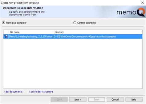 Create New Project From Template
