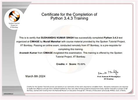 Sudhanshu Kumar Singh On Linkedin Python Iitbombay Codingskills