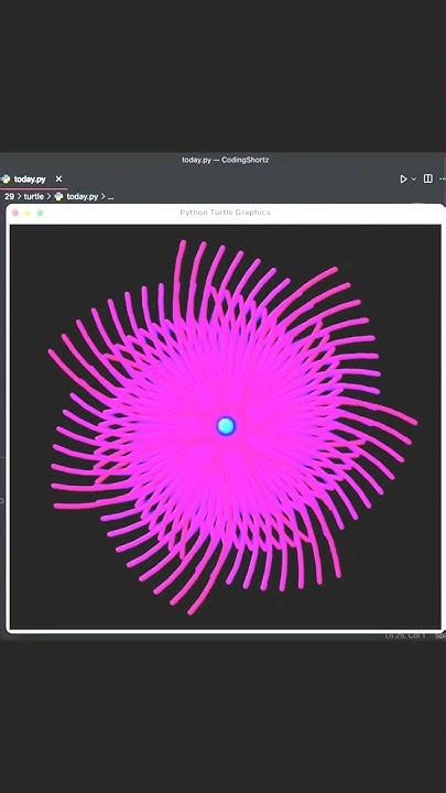 python graphics animation design shorts animation programming