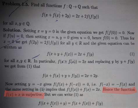 Algebra Precalculus Regarding The Surjectivity Of A Function In A