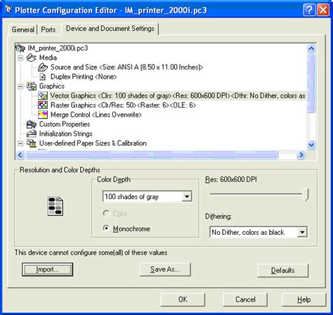 Cant Select Color In Plotter Config Editor Vector Graphics
