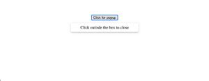 How To Close Popup By Clicking Outside With JavaScript