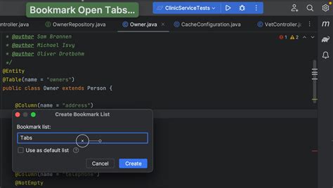 Navigate To Bookmarks Jetbrains Guide