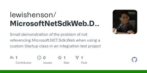 GitHub Lewishenson MicrosoftNetSdkWeb Demo Small Demonstration Of The Problem Of Not