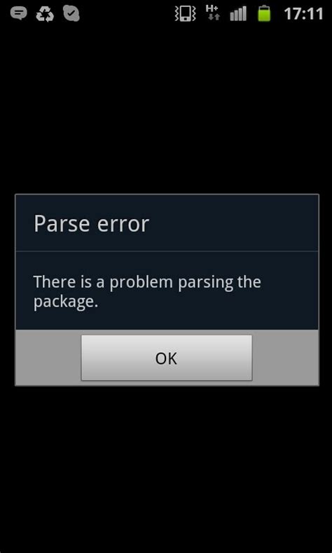 An Error Occurred While Parsing The Package General Discussion