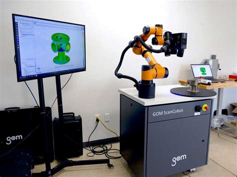 Exact Metrology Displays The Gom Scancobot