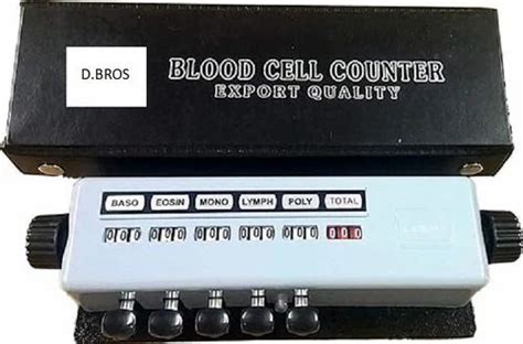 DIGITAL DIFFERENTIAL BLOOD CELL COUNTER For Hospital Manual Counting Chambers At Rs 10420 In