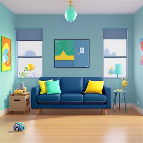 Premium Ai Image Interior Design 3d