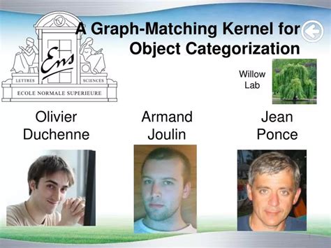 Ppt A Graph Matching Kernel For Object Categorization Powerpoint