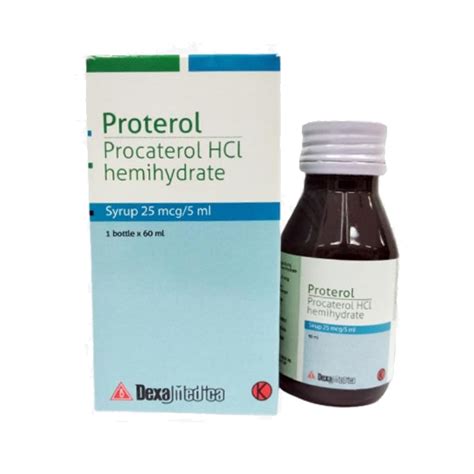 Proterol Syrup 25 Mcg5 Ml 60 Ml Kegunaan Efek Samping Dosis Dan
