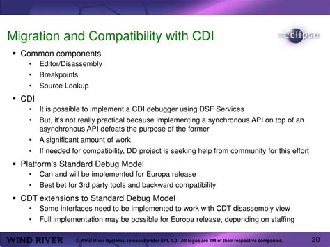 ppt debugger services framework dsf powerpoint presentation free