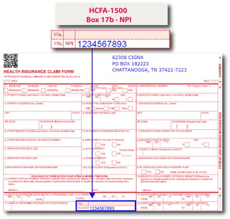 Eclaims Hcfa 1500 Box 17b Npi