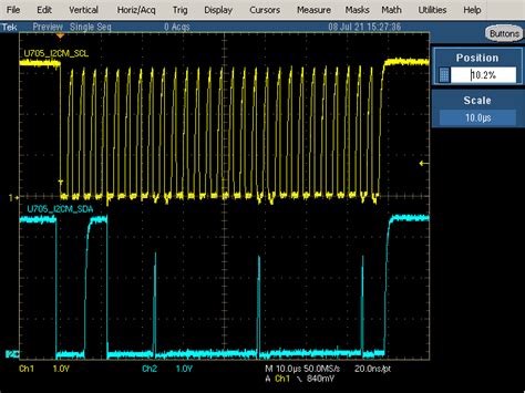 Tlv320aic3204 Scl Drop When Tlv320aic3204 Response On Sda Audio