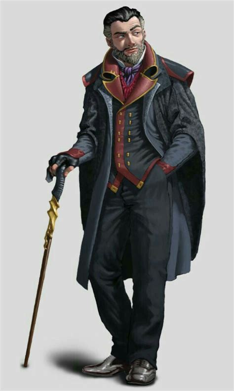 Gellan Primewater Dnd Character With Cane Dnd Bandit Mage Dnd Character Art