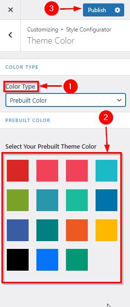 Manage Style Configurator Related Setting Help Nayra Themes