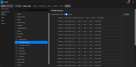Edge Advanced Statistics
