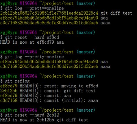 git命令log与reflog的比较 csdn博客