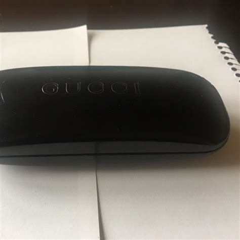 Gucci Leather Clamshell Glasses Case Good Condition Depop