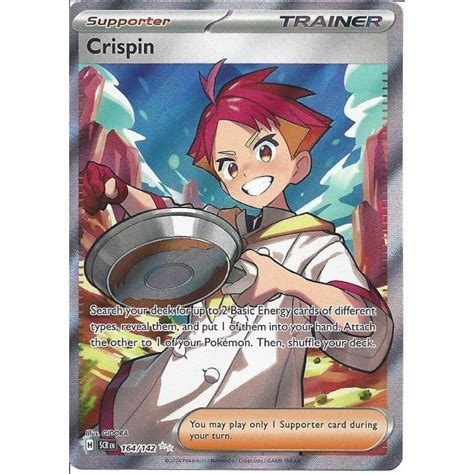 Pokemon Trading Card Game 164142 Crispin Rare Ultra Card Sv 07