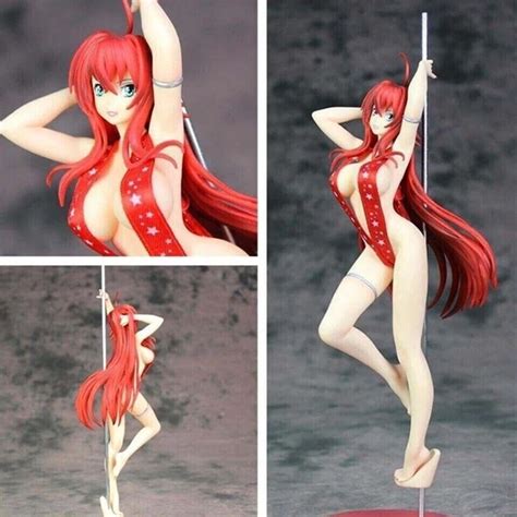 Figurine Pvc Anime High School Dxd Rias Gremory Pole Dance Poitrine