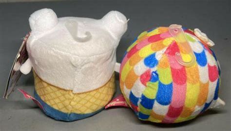 Lot 2 Menchies Squeezamals Plush Toy Sweet Friends Sprinkle And Mellow