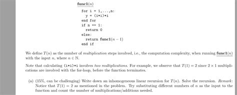 Solved This Is A Math Recursion Question Not A Coding Or CS Chegg