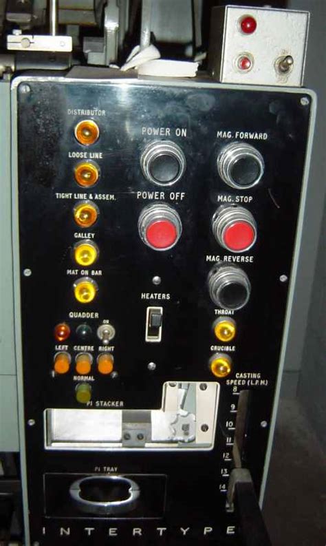 Intertype Monarch Metal Type