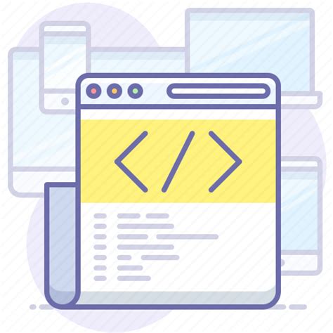 Code Html Website Icon