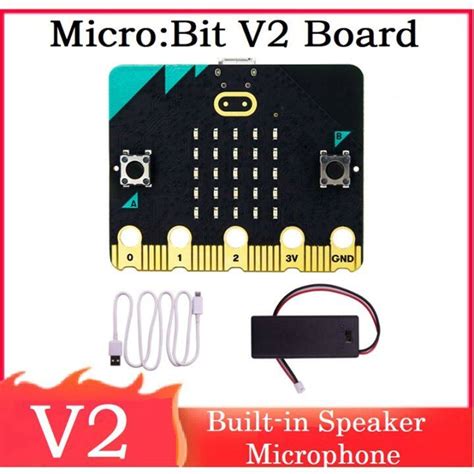 Bbc Microbit V2 Kit Built In Speaker Microphone Touch Sensitive