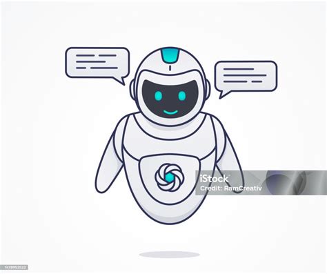 Digital Chat Bot Robot Assistant For Customer Support Concept Of Virtual Conversation Assistant