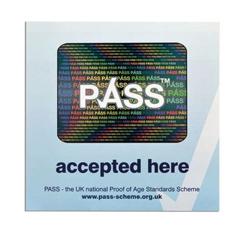 Pass Sticker Age Check Certification Scheme