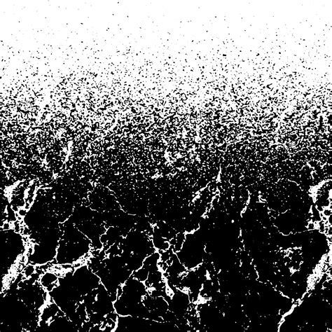 Abstract Texture Black Scratched Crack Vector Illustration Background