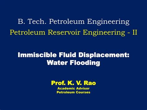 Immiscible Fluid Displacementpptx