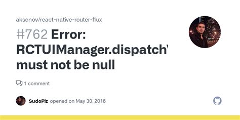 error rctuimanager dispatchviewmanagercommand must not be null · issue