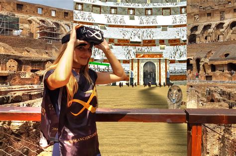 Virtual Reality Colosseum Arena Floor Tour With Special Gladiators Entrance And Underground 3d