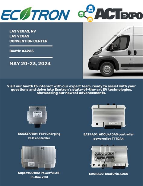 Ecotron On Linkedin Ecotron Invites You To Join Us At Act 2024 At The Las Vegas Convention