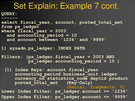 Ppt Informix Sql Performance Tuning Powerpoint Presentation Free