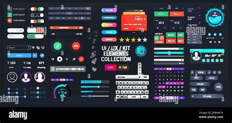 Template Elements UI UX KIT For Web App And Dashboard Universal User Interface For Web