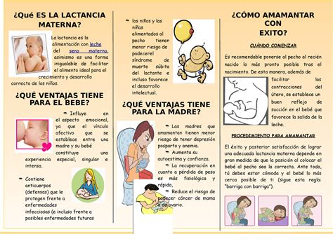 394390099 Folleto Lactancia Materna ¿qué Es La Lactancia Materna La