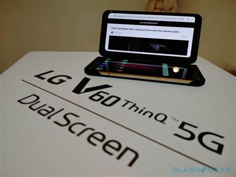 LG V ThinQ G Hands On G In Two Screens SlashGear