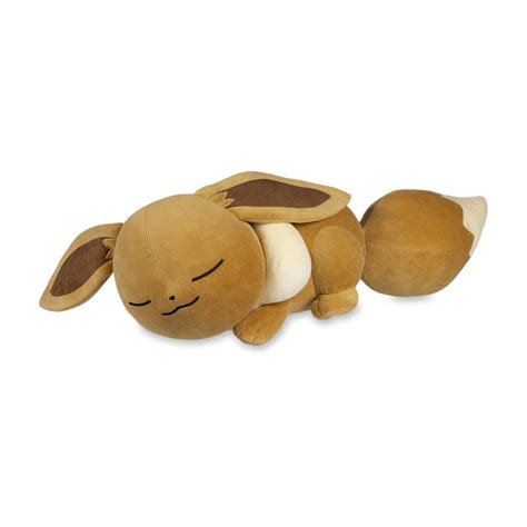 Sleeping Eevee Poké Plush 22 In Pokémon Center Canada Official Site