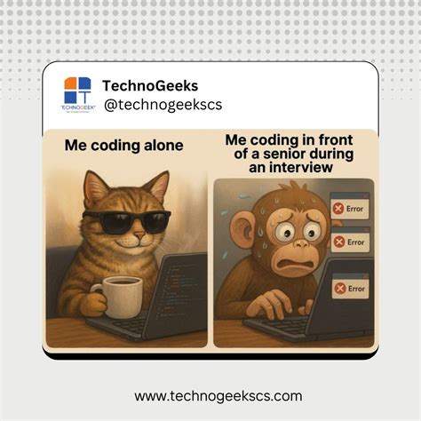 Technogeeks Codinglife Mockinterviews Techcareer Programmerhumor